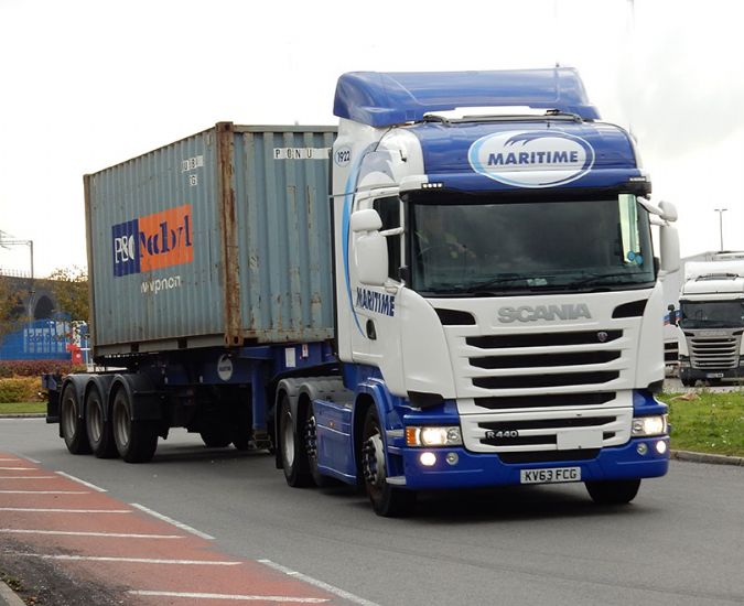 Maritime Scania at Widnes - news from Lorryspotting.com