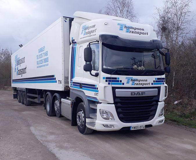 Thompson Transport DAF - news from Lorryspotting.com