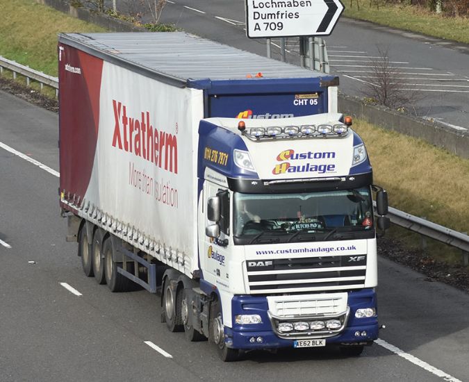Custom Haulage DAF - news from Lorryspotting.com