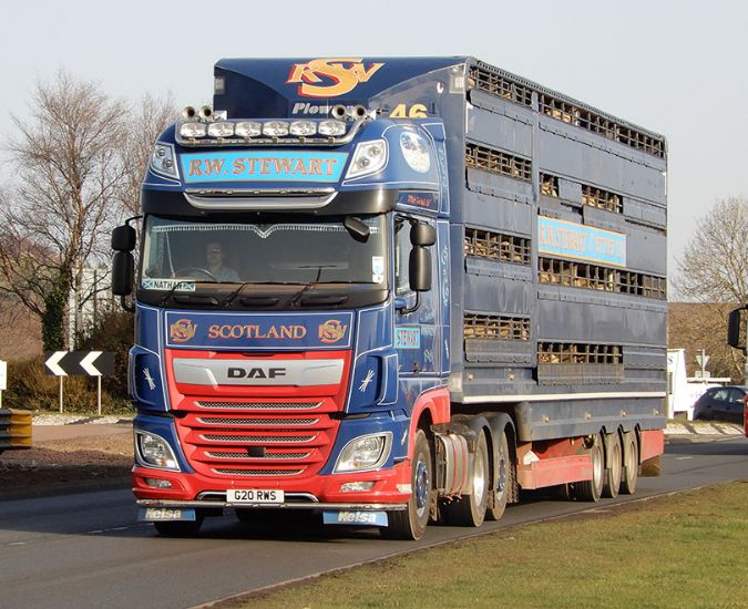 R W Stewart DAF - news from Lorryspotting.com