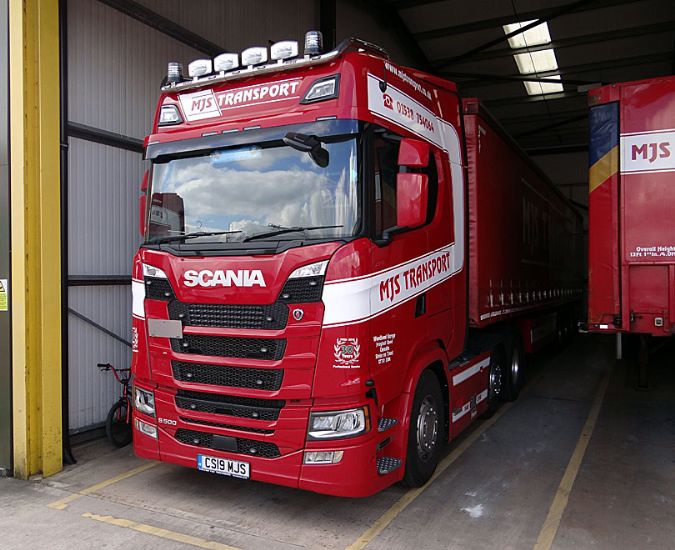 MJS brand new Scania - news from Lorryspotting.com